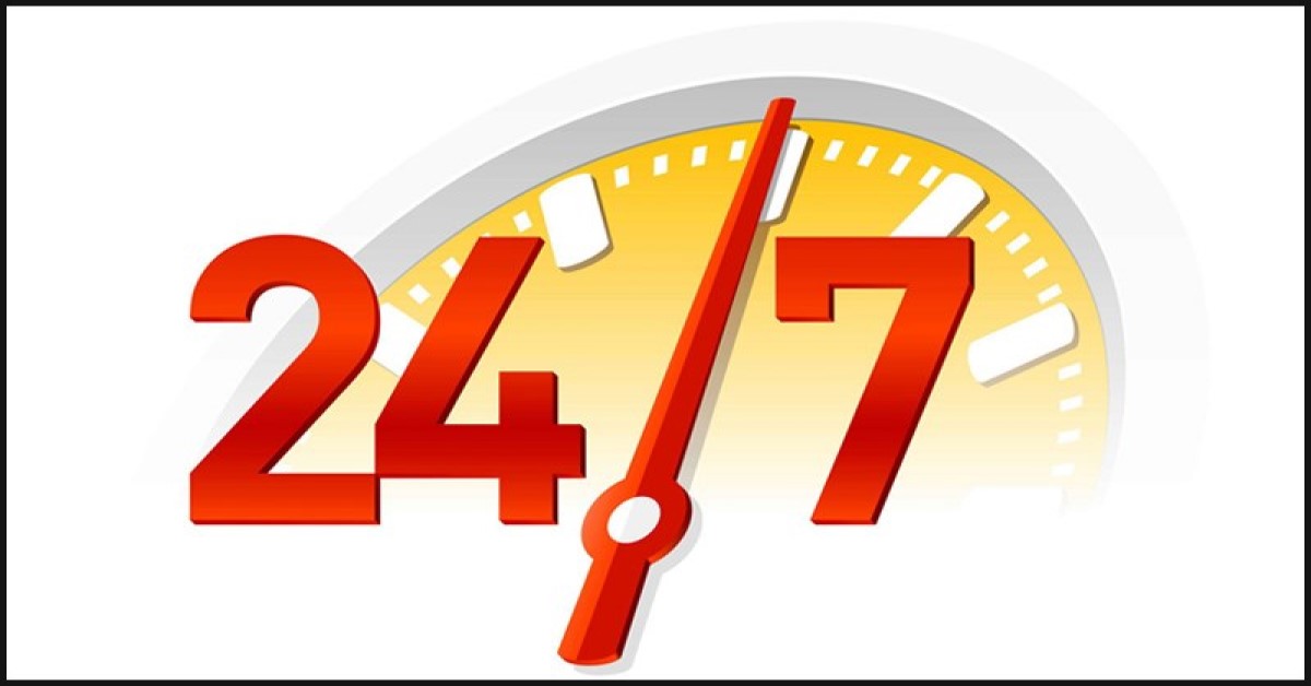 24/7 là gì? Sự khác biệt giữa 24/7 và 24/24