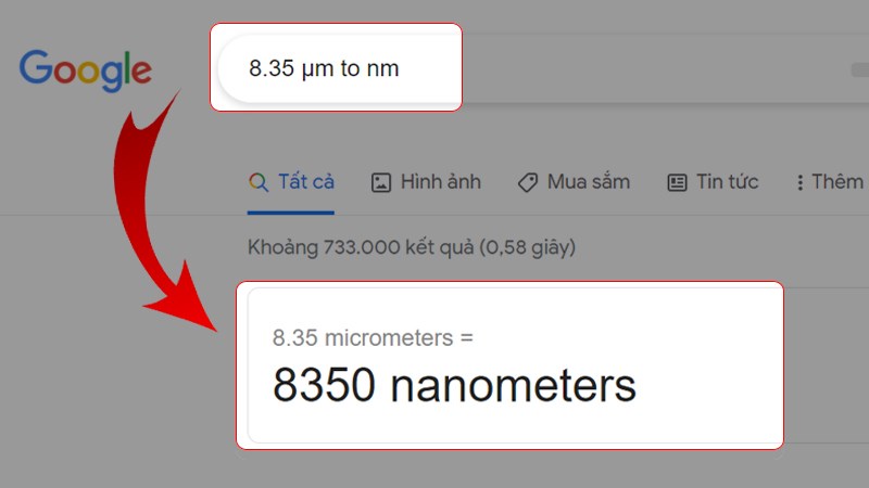 1 micromet bằng bao nhiêu mm, cm, dm, m, km? Đổi 1 um sang mm