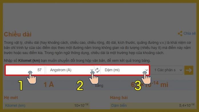 Angstrom là gì? 1 Angstrom bằng bao nhiêu cm, mm, um, nm