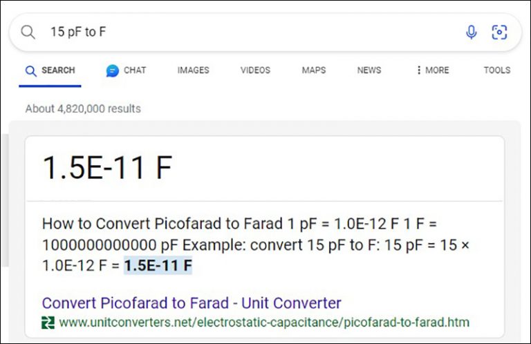 1pF bằng bao nhiêu F? Cách quy đổi các đơn vị điện dung – DINHNGHIA.com.vn