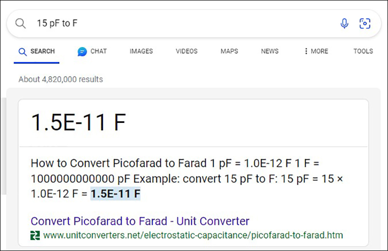 1pF bằng bao nhiêu F? Cách quy đổi các đơn vị điện dung – DINHNGHIA.com.vn