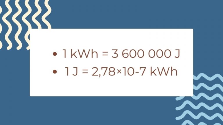 1J bằng bao nhiêu kWh, Wh, Ws? Cách đổi Jun (J) sang kWh đơn giản ...