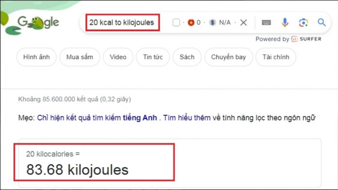 Cách quy đổi kcal sang kJ, kWh, J, eV đơn giản bằng công cụ – DINHNGHIA.com.vn