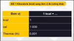 Cách quy đổi kcal sang kJ, kWh, J, eV đơn giản bằng công cụ | DINHNGHIA ...